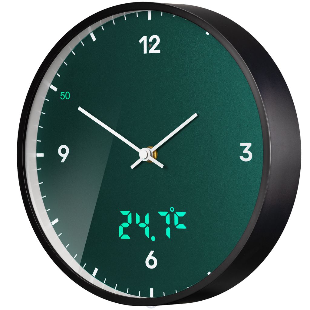 Schãne Wanduhr Mit Temperaturanzeige Bilder
