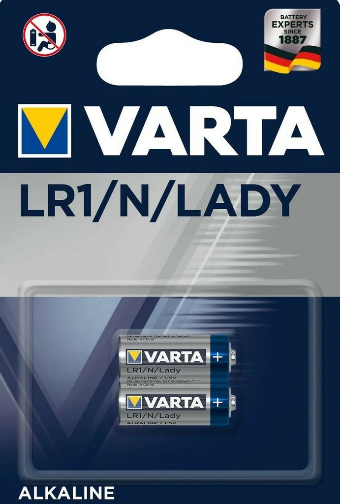 1 x 2er Blister Varta Lady 4001 LR1 E90 N | Kaufland.de
