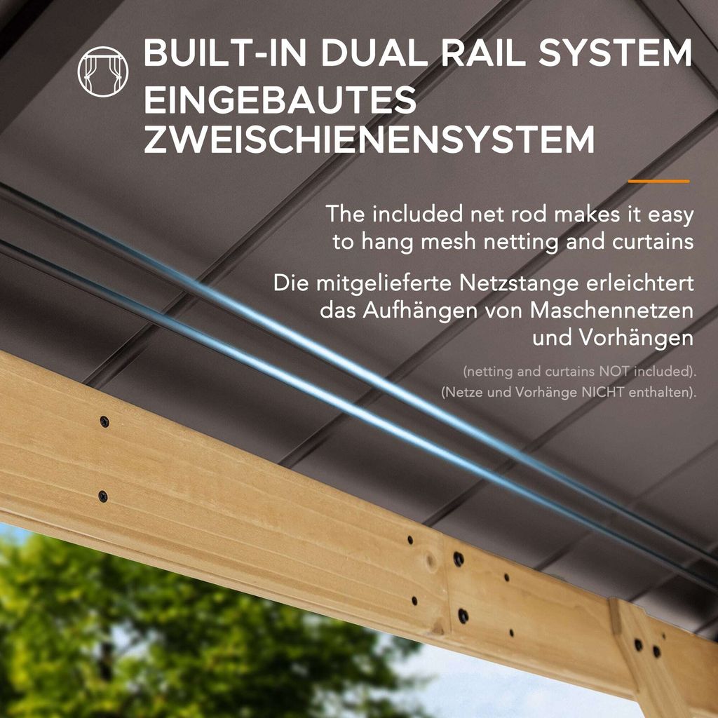 Sunjoy Zedernholz Altán / Pavillon 3x4 BRURI | Kaufland.cz