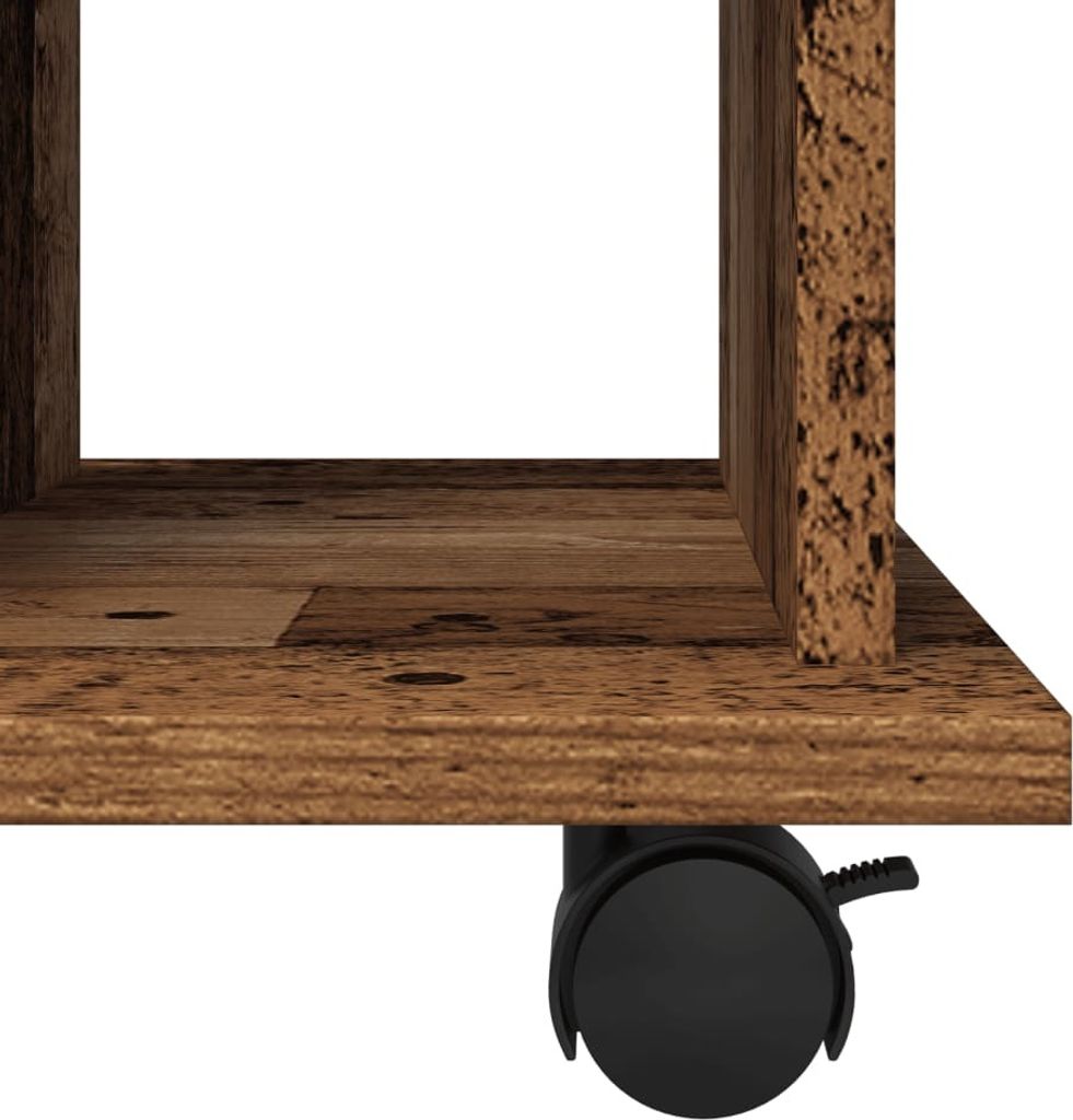 vidaXL Roll container old wood look 60x45x60 | Kaufland.cz