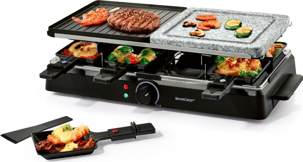 SILVERCREST® Raclette-Grill 1400 W für 8 Personen