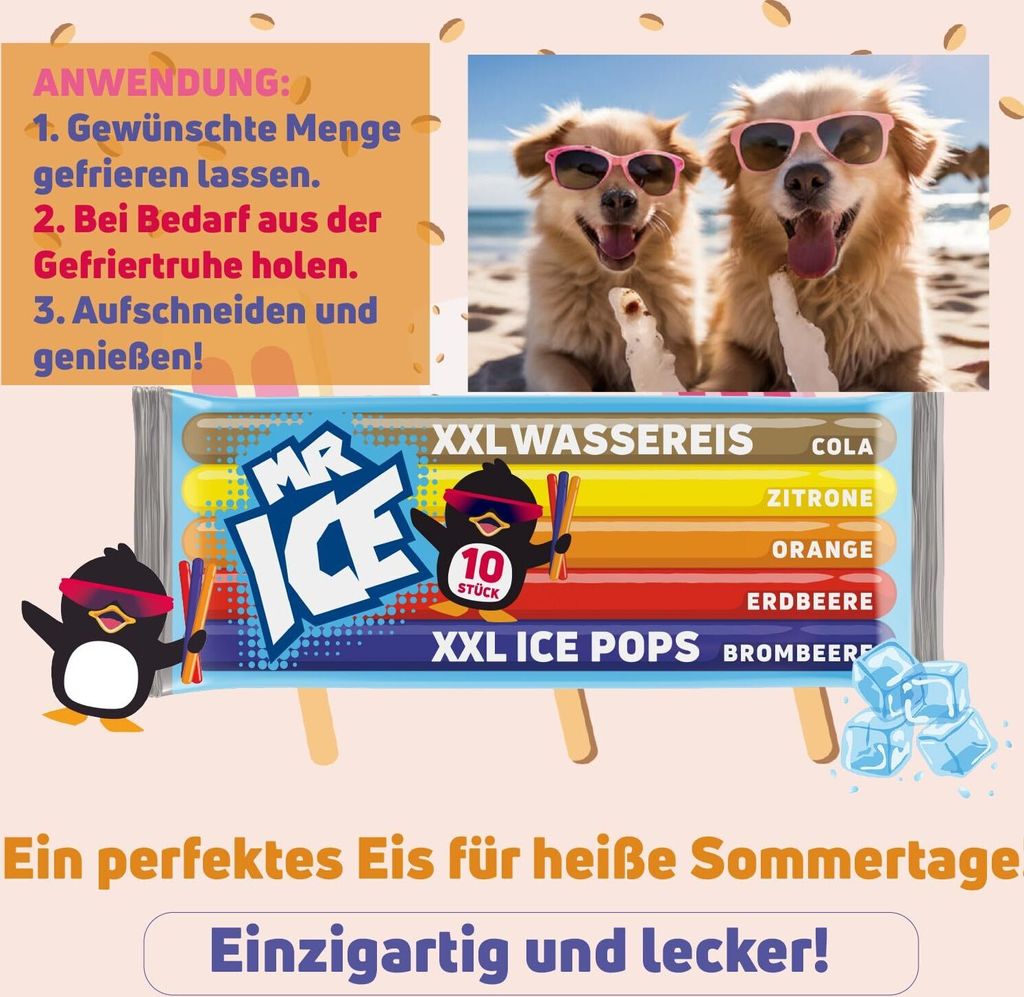MR ICE Wassereis XXL 15 x 600ml | 150 x | Kaufland.de