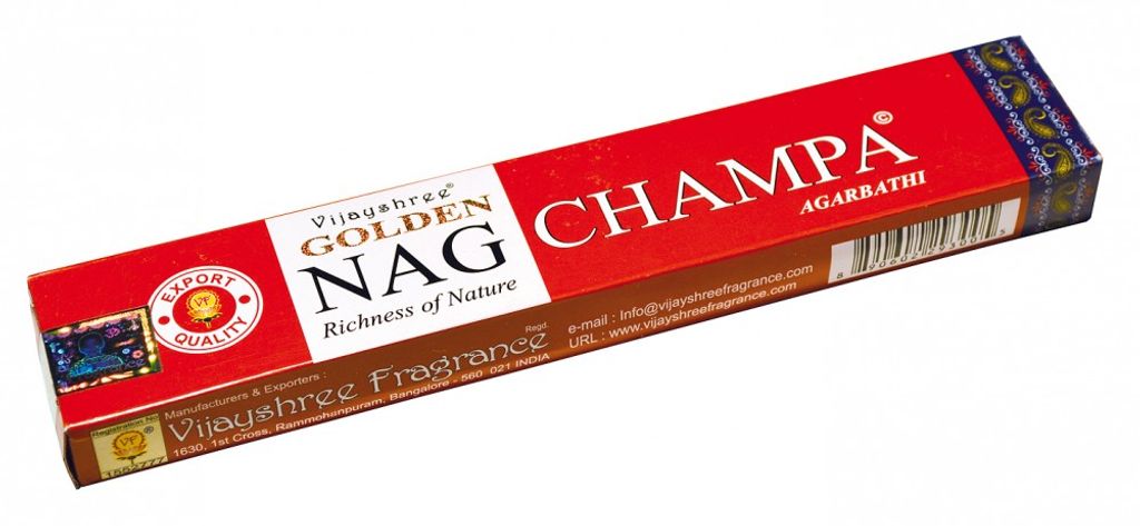 Vijayshree Incense "Golden Nag Champa" 15gr. | Kaufland.de