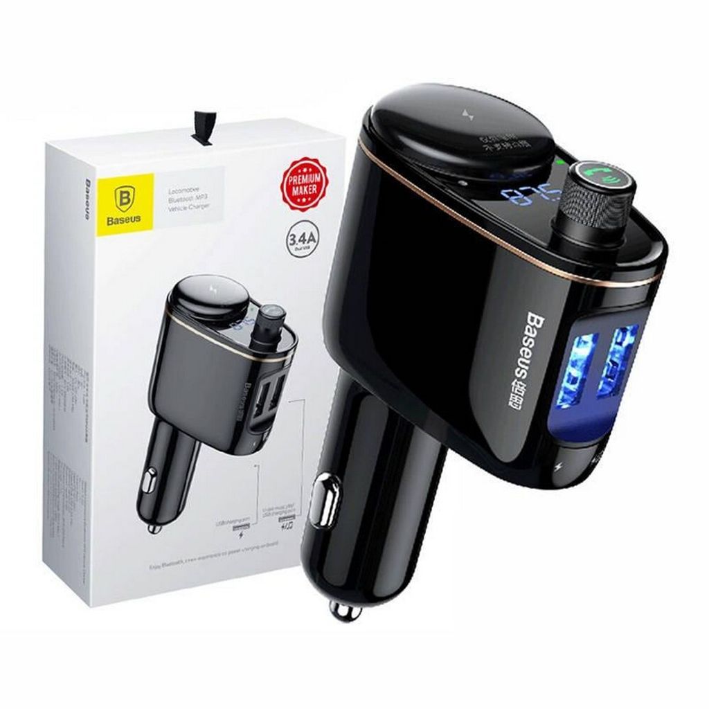 FM vysílač do auta Baseus S-06 Bluetooth/USB | Kaufland.cz
