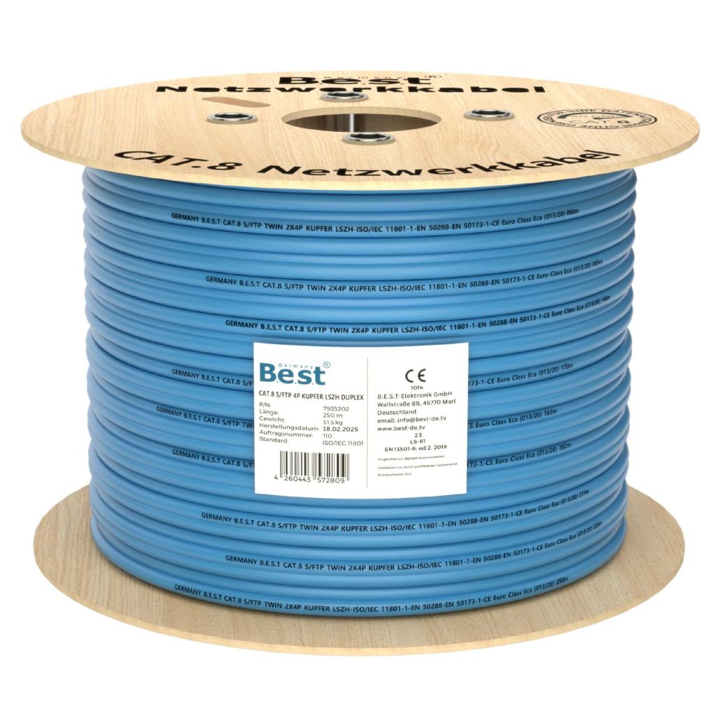 250m CAT 8 Duplex Netzwerkkabel Verlegekabel | Kaufland.de