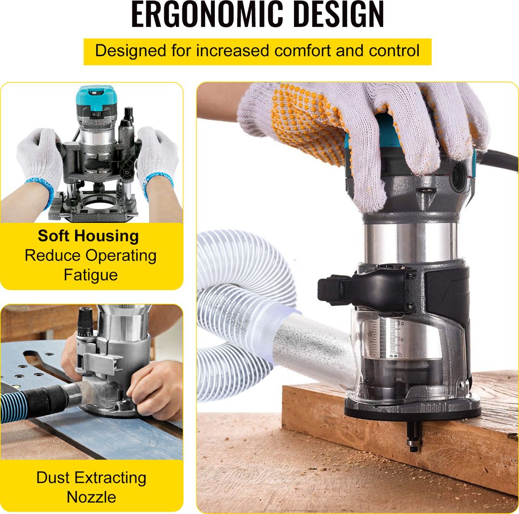 VEVR Einhand Holz Oberfräse 710 W, Electrik | Kaufland.de