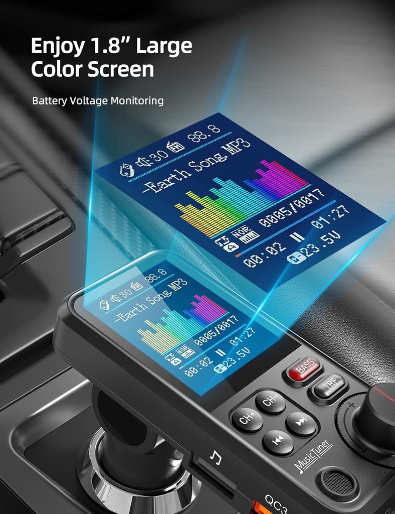 Bluetooth Adapter Auto Starkes Mikrofon FM Kaufland