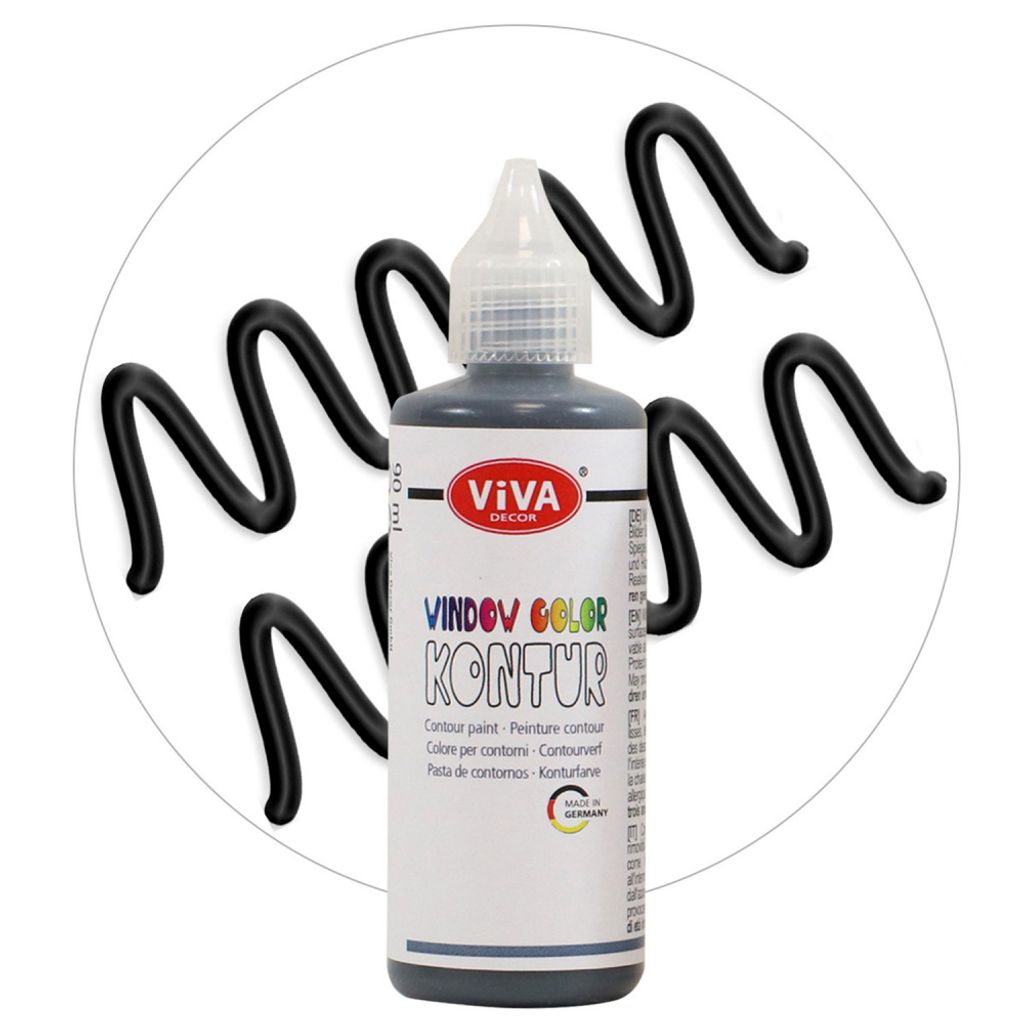 Window Color KONTUR 90ml - Schwarz - | Kaufland.de