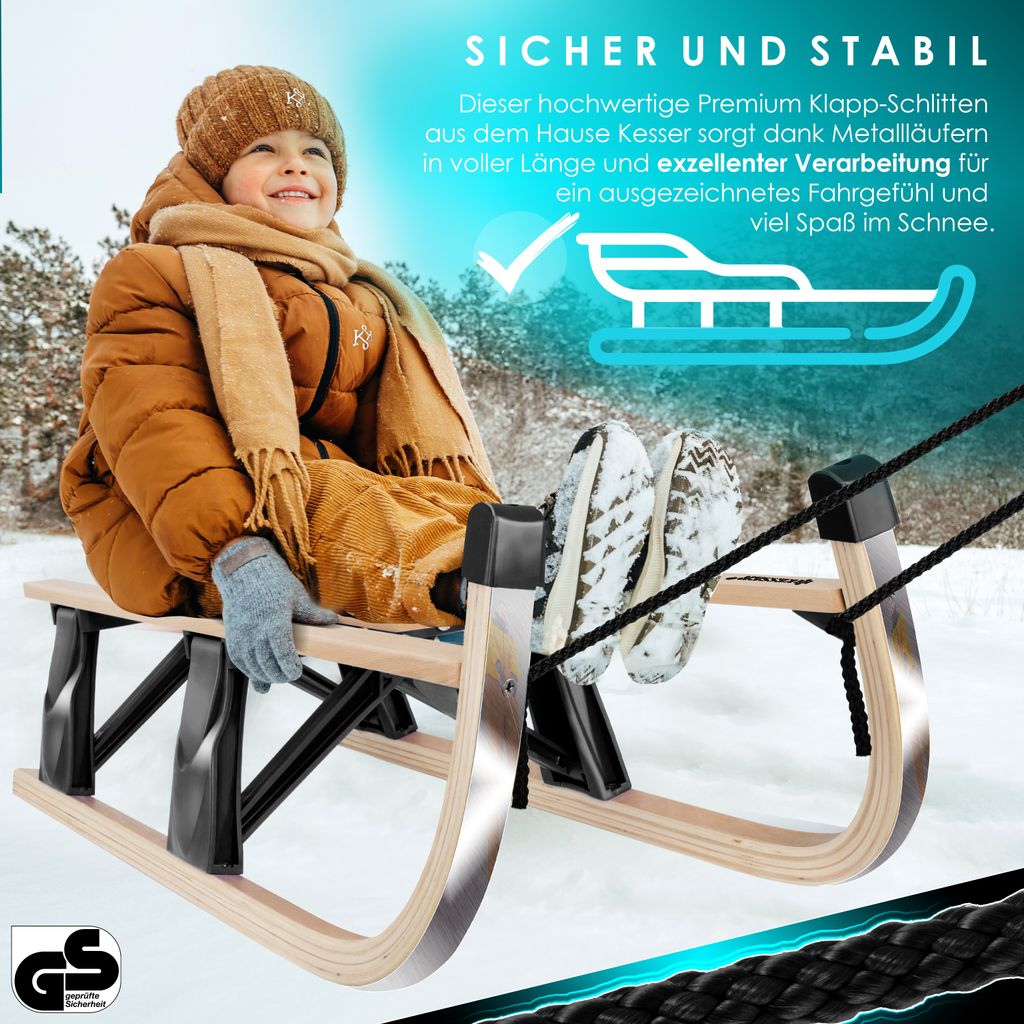 KESSER® Holzschlitten Premium Schlitten | Kaufland.de