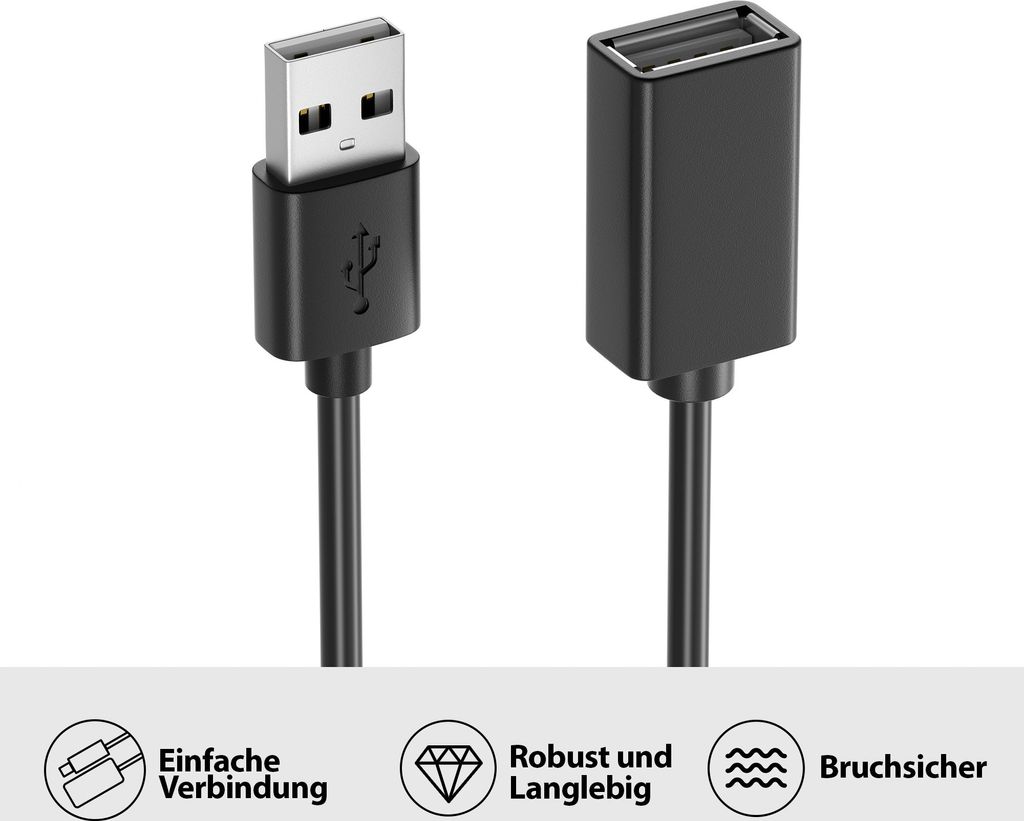 10m USB 2.0 Verlängerungskabel | USB-A | Kaufland.de
