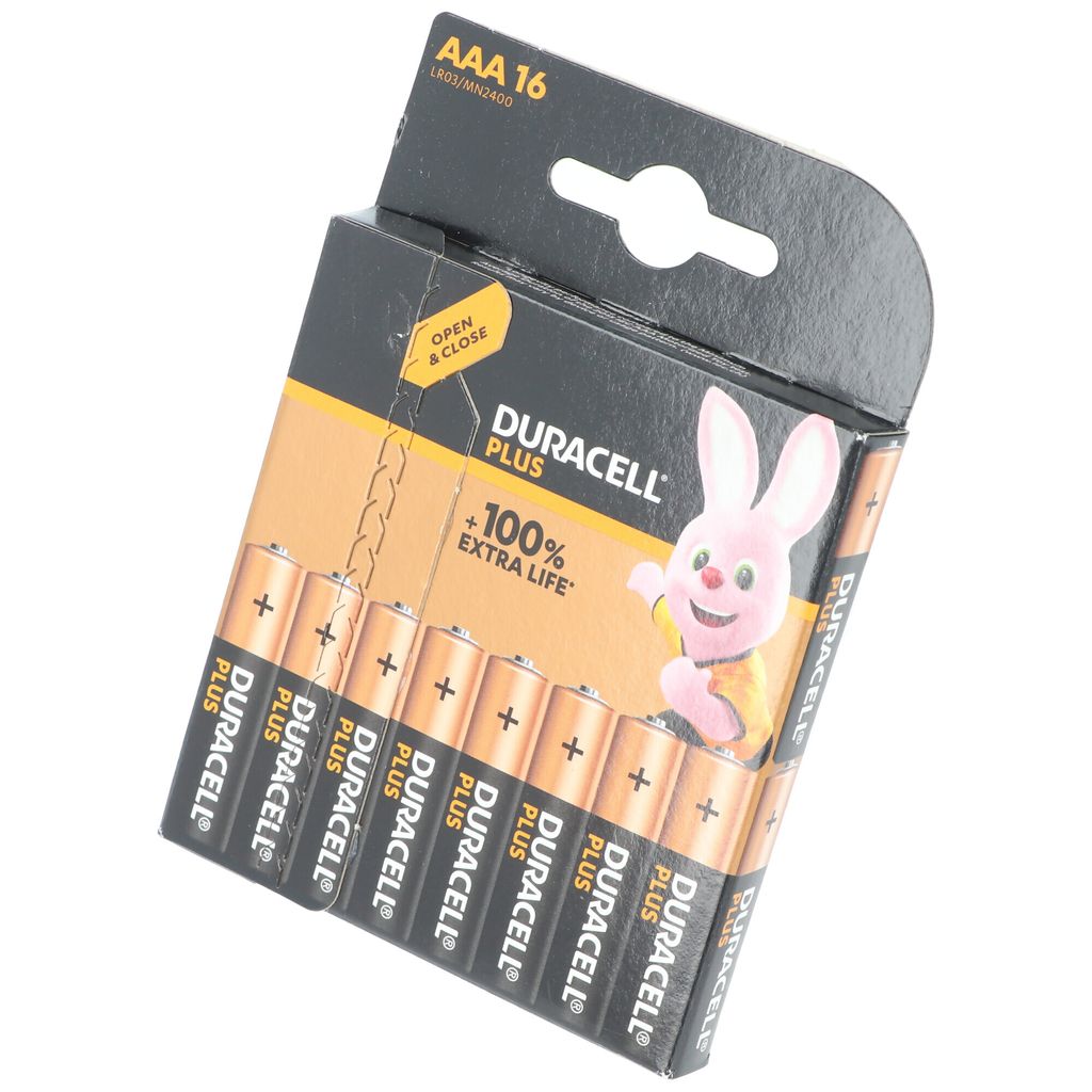 1x16 Duracell Plus Micro MN2400 AAA LR03 1,5V | Kaufland.sk