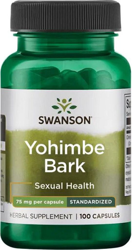 Yohimbin 100 Kapseln Swanson Health Products