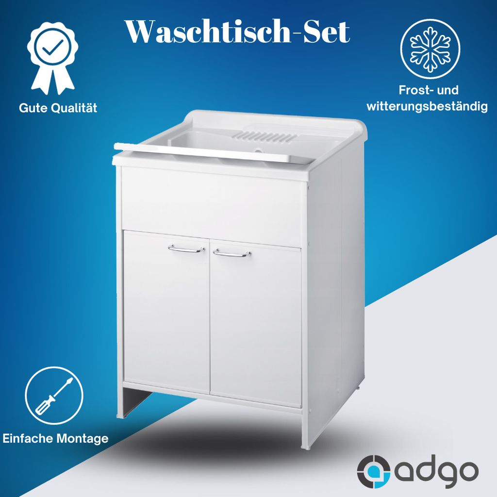 ADGO® Gewerbespüle Waschbecken Schrank-Set | Kaufland.de