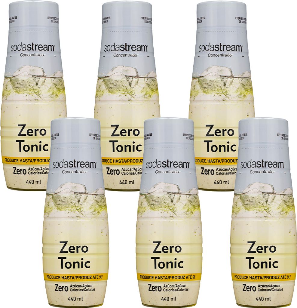 Sirop SodaStream Tonic Zero 440ml, 6 pièces Sirops