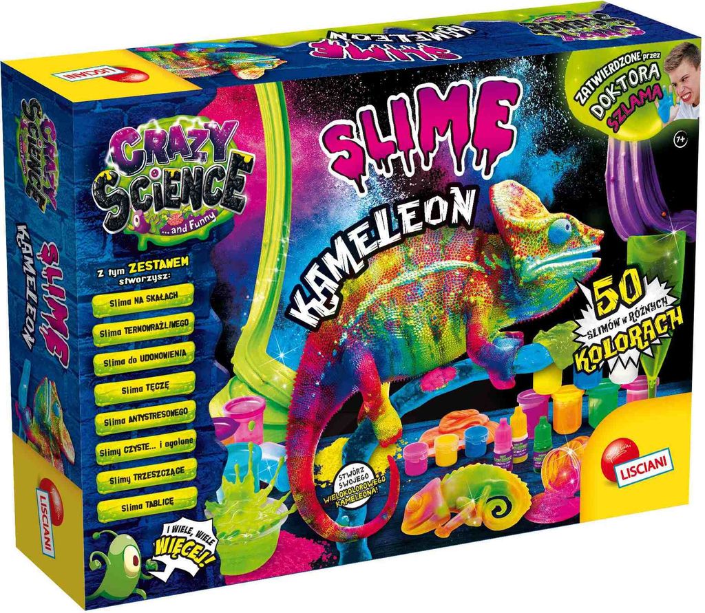 Crazy Science Slime Kameleon 89246 LISCIANI p6