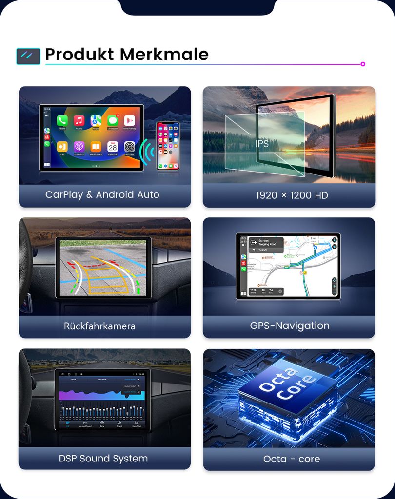 13.1" Android 13 Autoradio GPS Navi Carplay | Kaufland.de