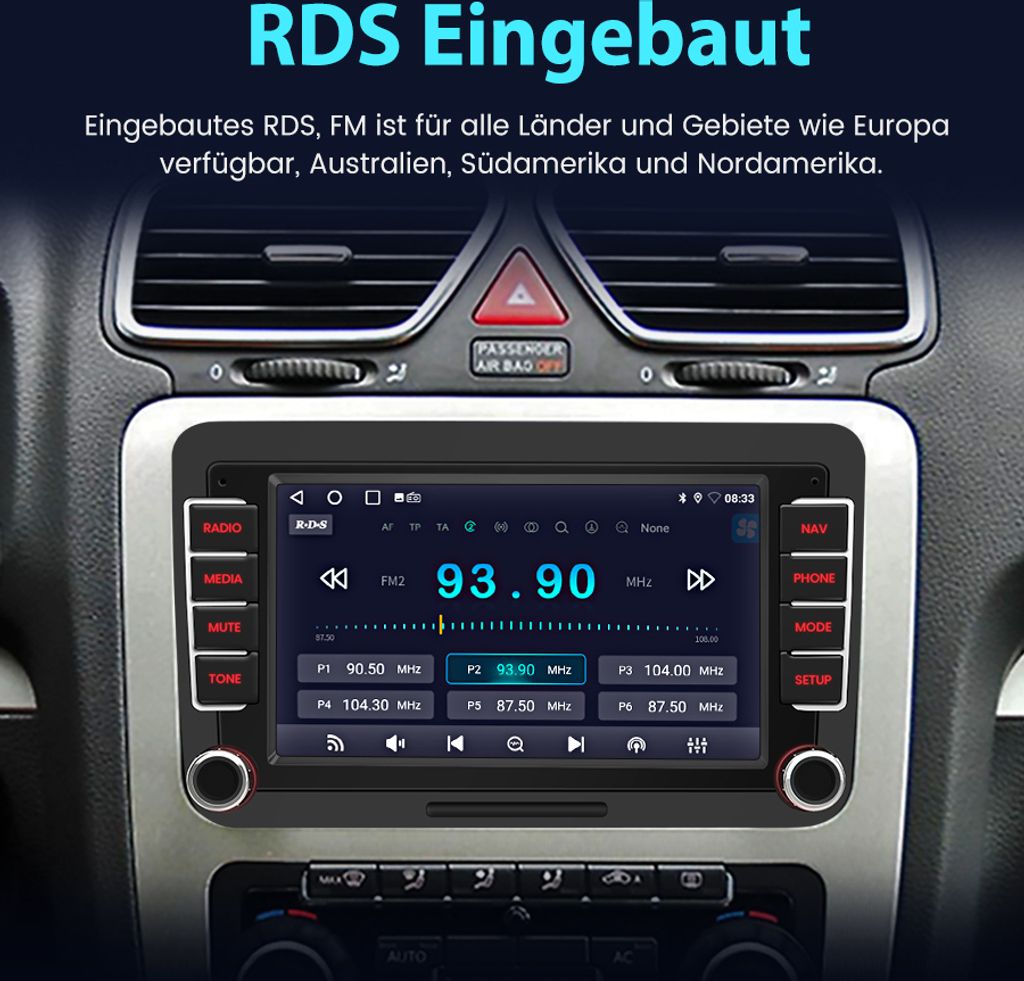 7 Zoll WIFI GPS NAVI BT SWC Android12 | Kaufland.de
