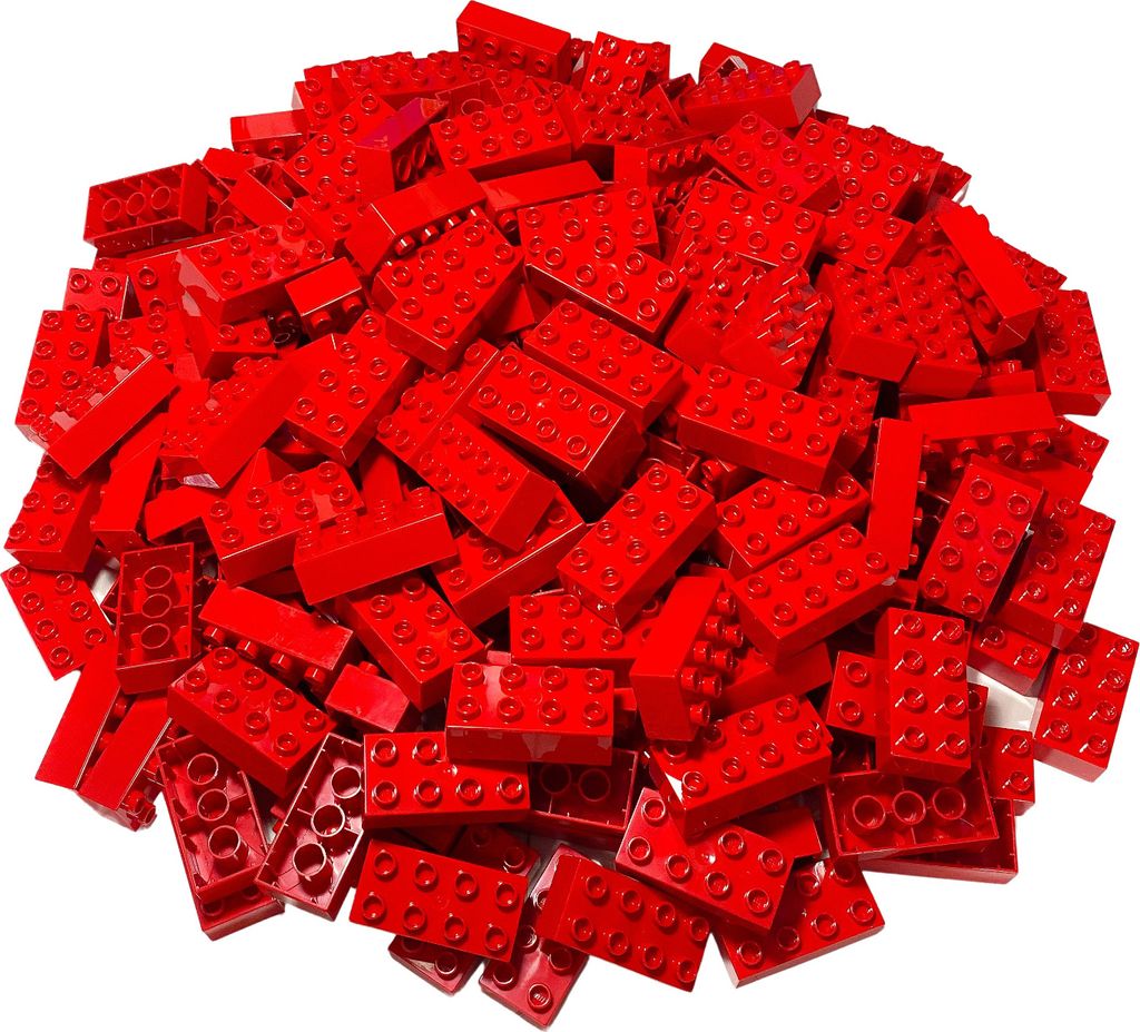 Stavební kostky LEGO® DUPLO® 2x4 Basic Bricks Red - 3011