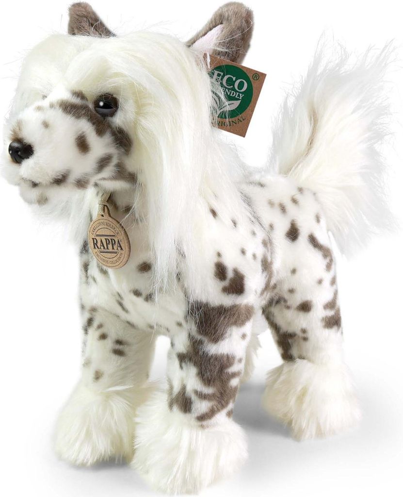 RAPPA Plüsch Chinese Crested Dog stehend 25 cm ECO-FRIENDLY