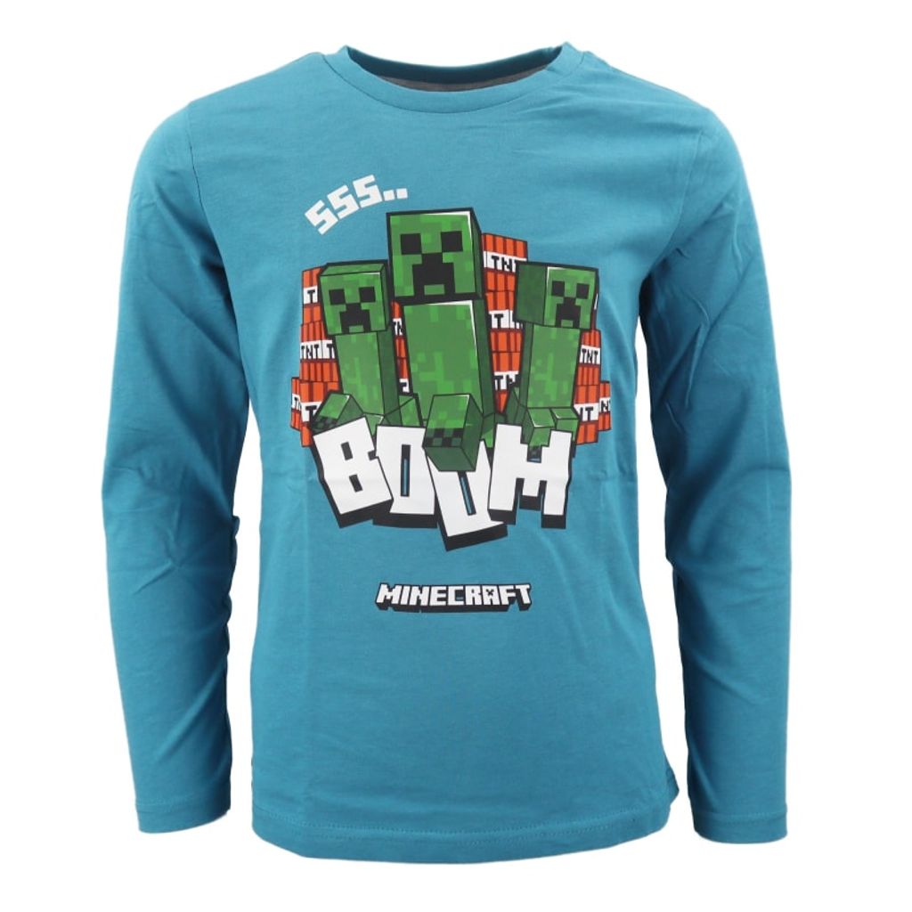 Minecraft Creeper BOOM Gamer Kinder langarm | Kaufland.de