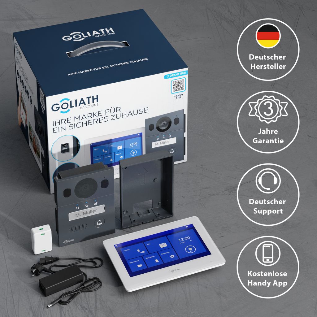 Goliath Basic Line 2-vodičový videodomofón | Kaufland.sk