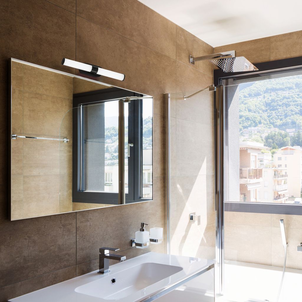 LED Bad-Lampe Lampe schwarz IP44 | Kaufland.de