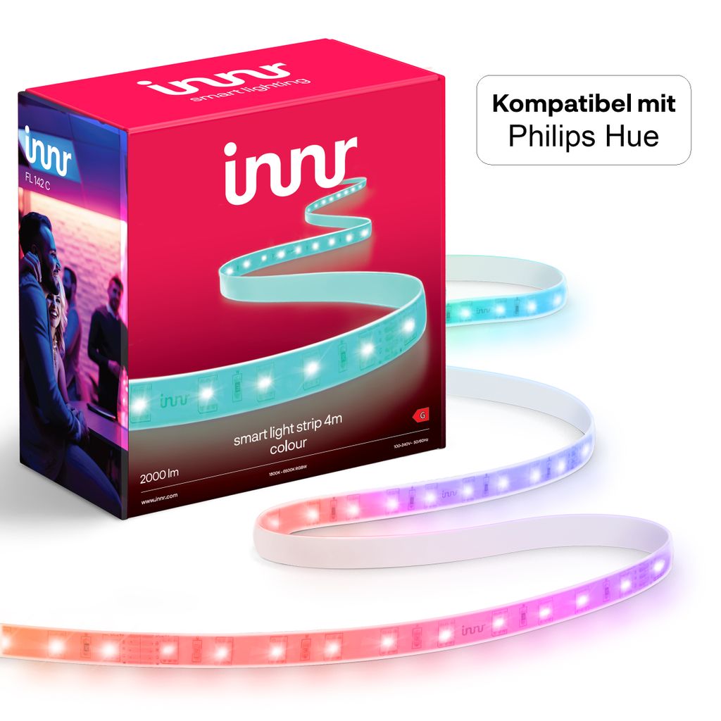 Innr Zigbee LED Strip, 4m, Color, Kompatibel | Kaufland.de