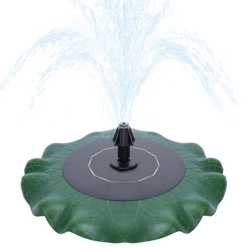 LARS360 Solární fontána 1,4W Solární čerpadlo Lotus Shape s