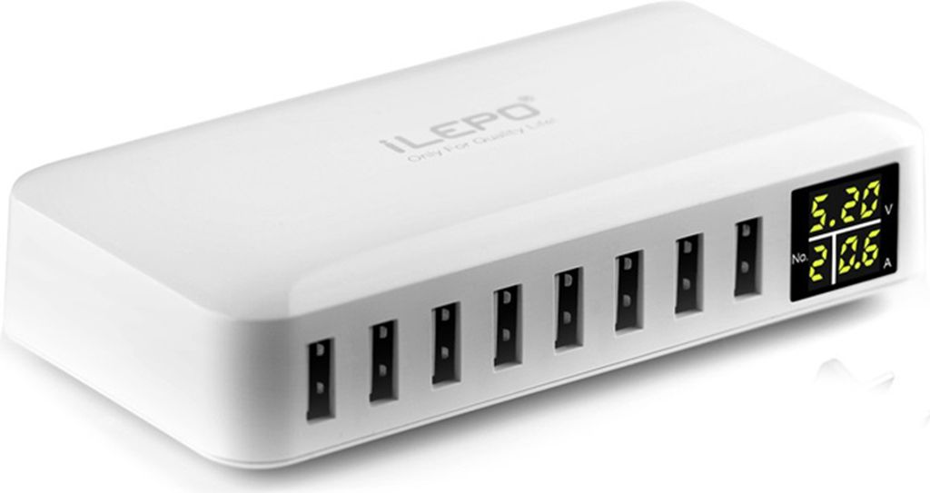 8-Port-Smart-USB-Ladegeraet, 40 W, 8 A, | Kaufland.de