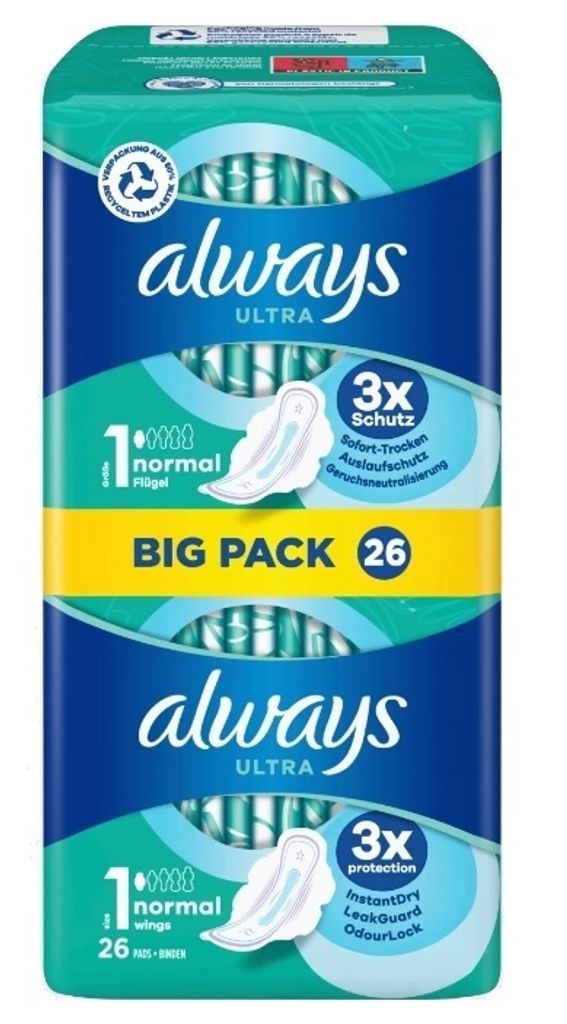 always ultra Damenbinde Normal mit Flügeln | Kaufland.de
