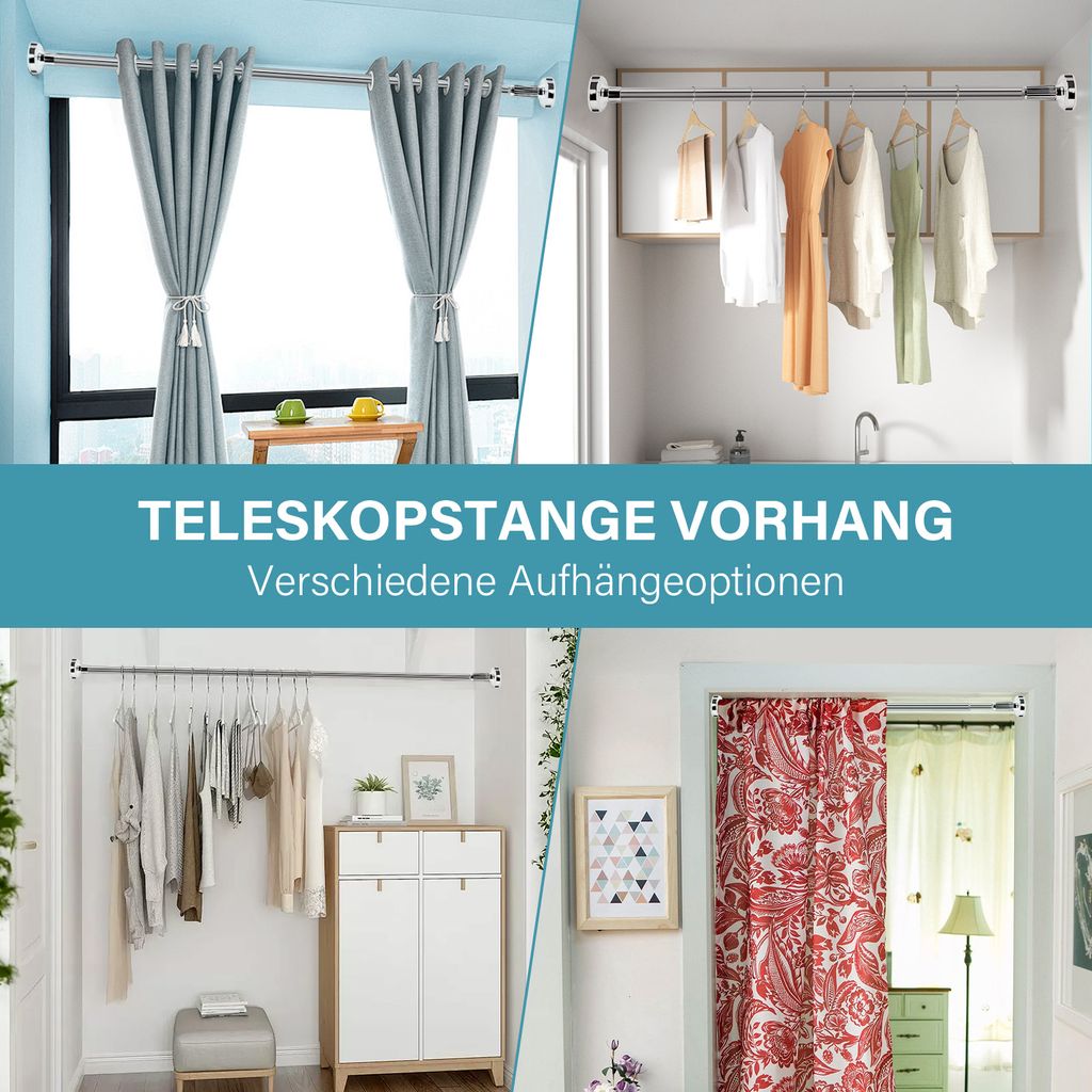 Schöne Gardinenstange Ohne Bohren Dänisches Bettenlager Fotos