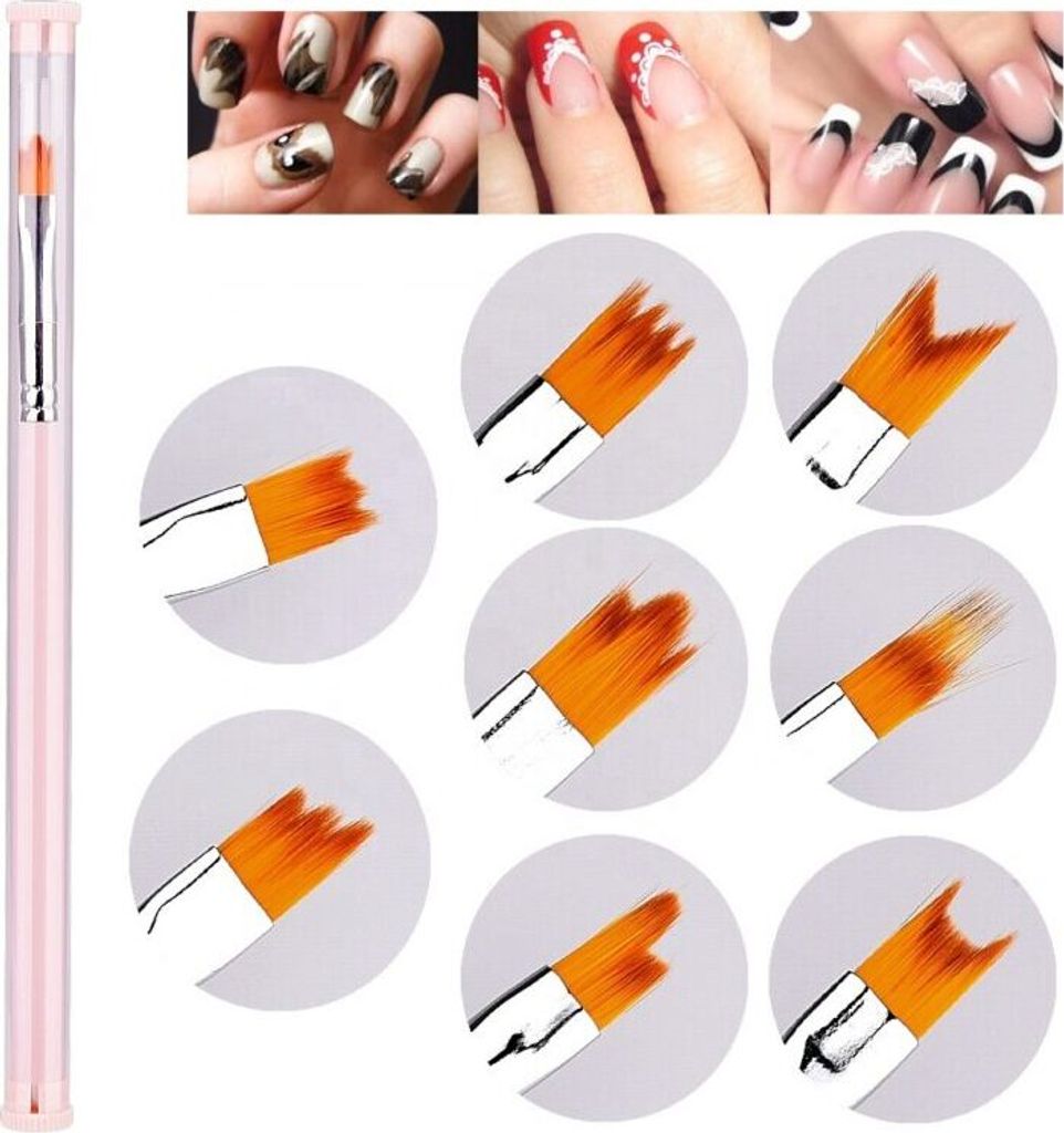 Set Von 8 Pinseln Für Nageldekorationen Und | Kaufland.de