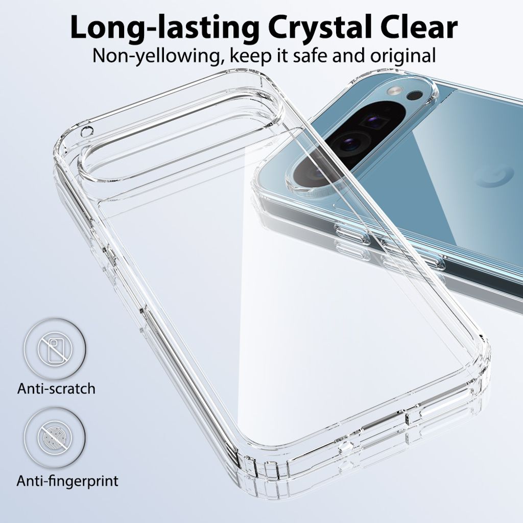 Google Pixel 9 Pro Hülle, Kristall Klar Acryl | Kaufland.de