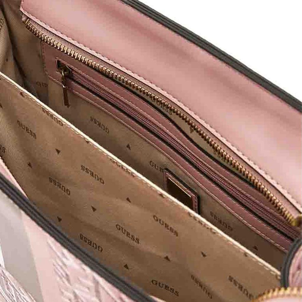 Guess Femme Sac à main Tote Silvana Rosa HWSC8665220