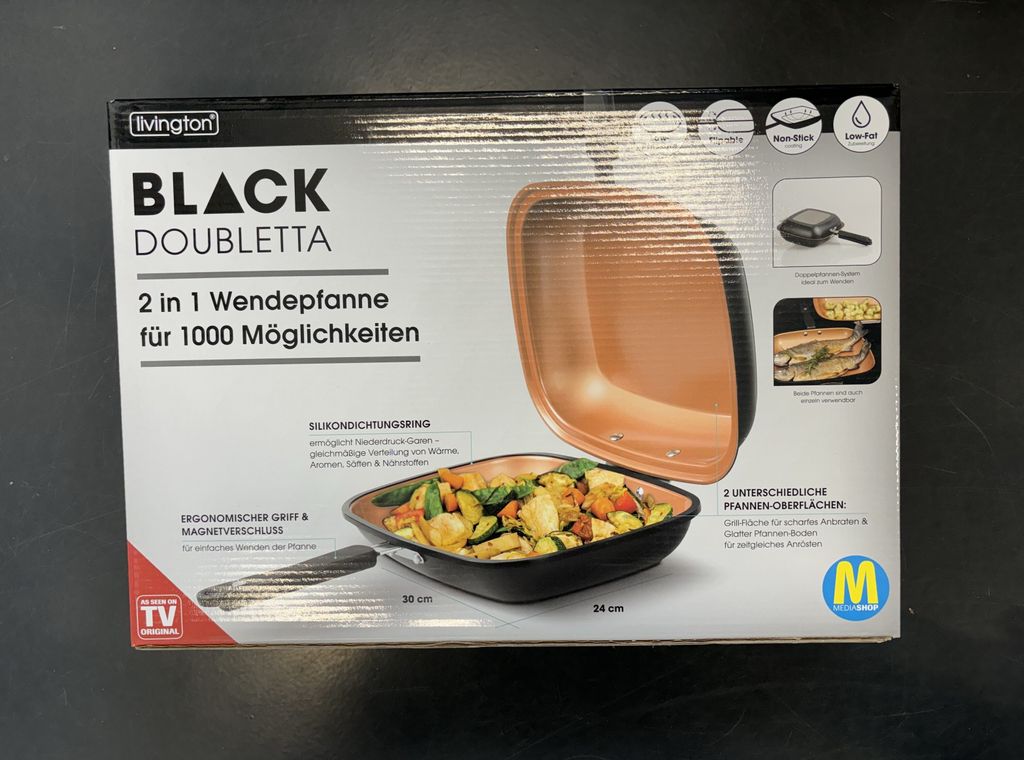 Livington Black Doubletta - Wendepfanne - | Kaufland.de