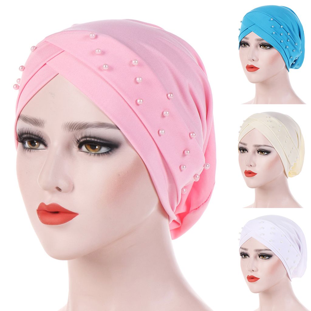 Frauen Perlen Elastic Turban Hut Muslim | Kaufland.de