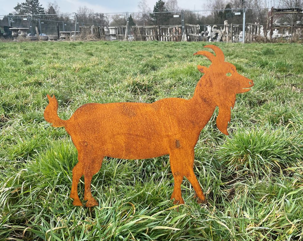 Gartenfigur Ziege 46x59cm Gartenstecker | Kaufland.at