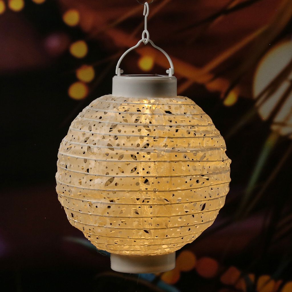 LED Solar Lampion - mit Muster - warmweiße | Kaufland.de
