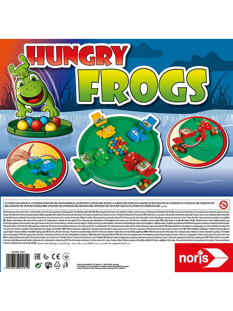 Noris Spiele & Puzzle Hungry Frogs | Kaufland.de