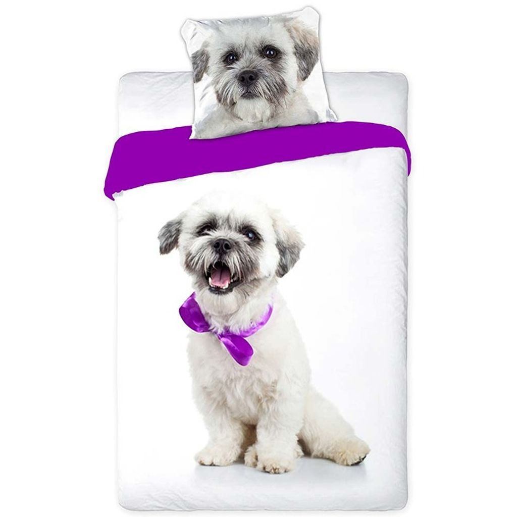 Povlečení se psem - pes Shih tzu 140x200 | Kaufland.cz