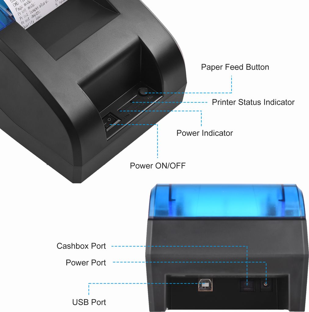 BISOFICE 58 mm termotiskárna účtenek, stolní | Kaufland.cz