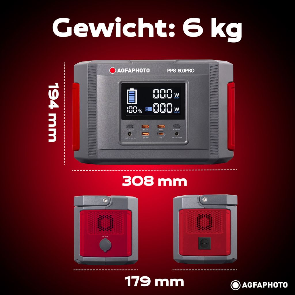 AgfaPhoto Power Station PPS 600 Pro 644 Wh | Kaufland.de