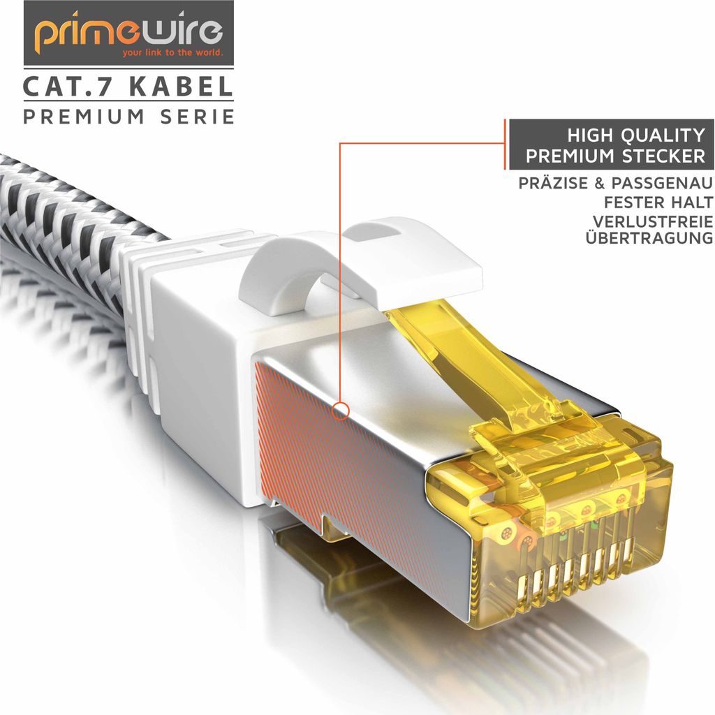 Primewire Patch Cable CAT 7 Raw Cable with | Kaufland.sk