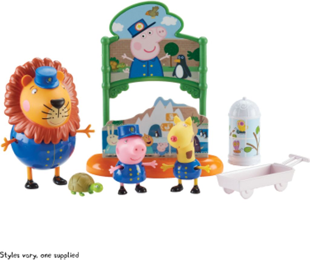 Peppa Pig Zoo set - 3 figúrky a príslušenstvo | Kaufland.sk