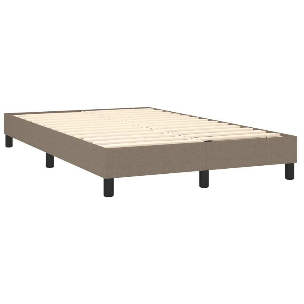 vidaXL Rám postele bez matraca Taupe 120x200 | Kaufland.sk
