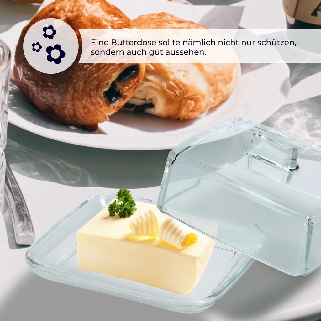 Erstaunlich Butterdose Aus Glas Bilder
