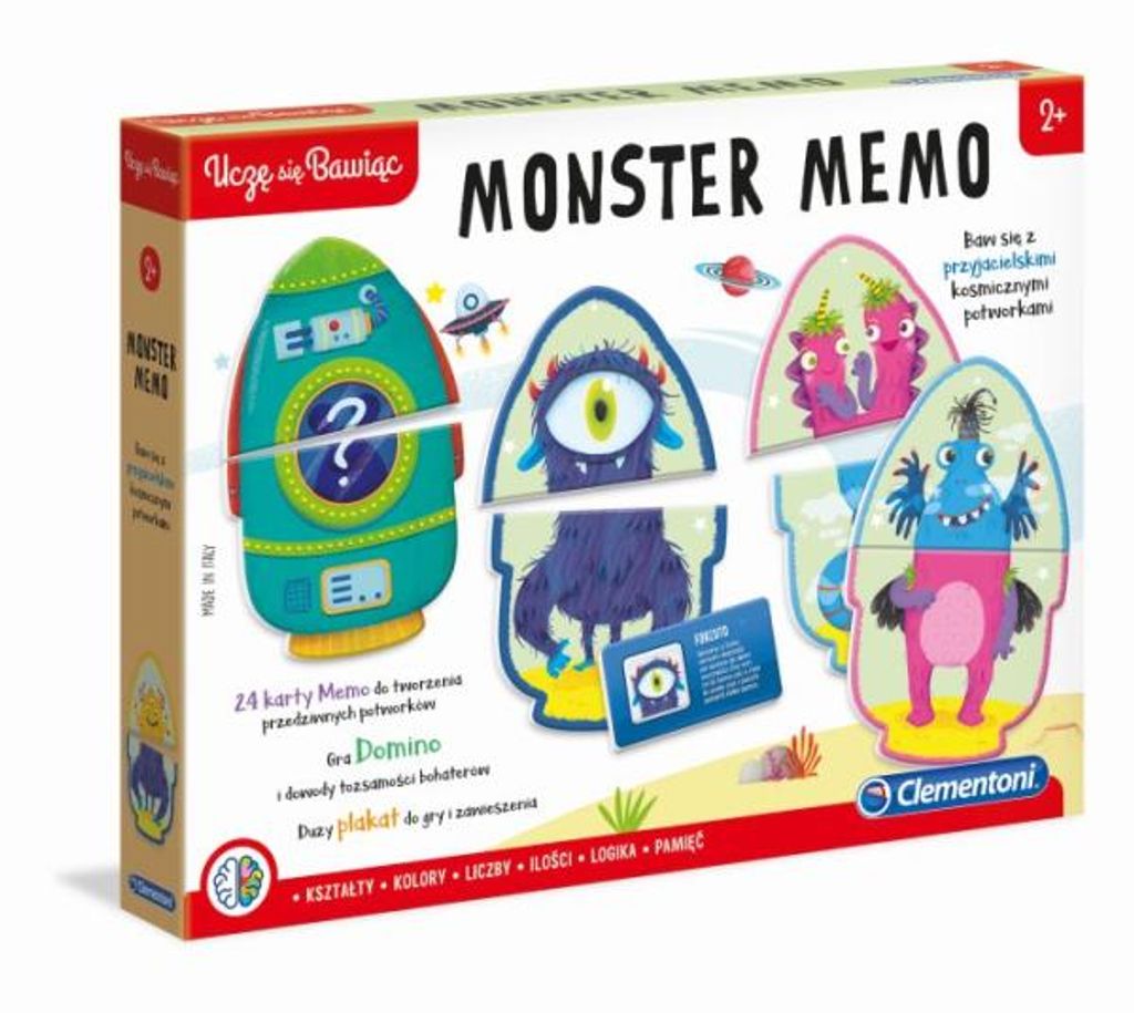 Clementoni Monster memo 50086 p6, cena za | Kaufland.cz