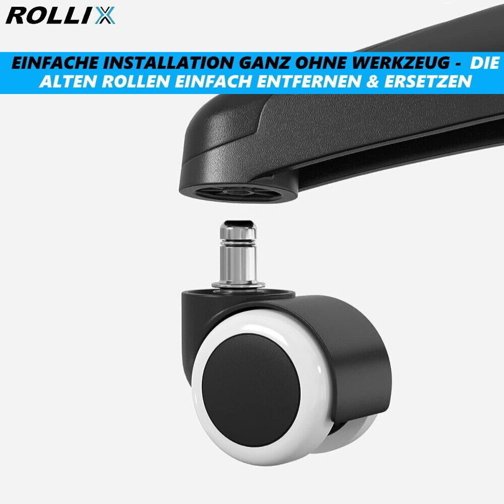 ROLLIX kółka do krzeseł biurowych kółka do | Kaufland.pl