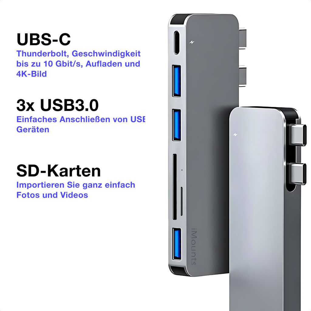 iMounts Macbook Air/Pro USB-C Hub mit HDMI, | Kaufland.de