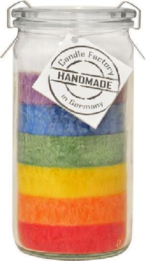 Lanterna "arcobaleno", non profumata - dimensioni a scelta: